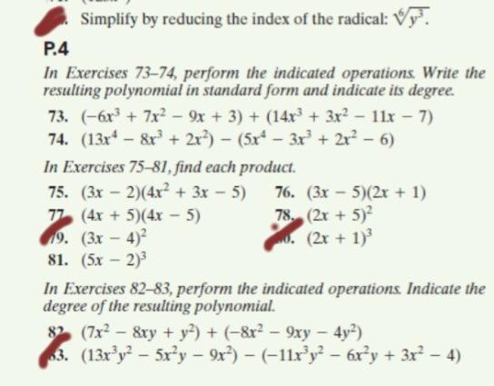 Solved Simplify by reducing the index of the radical: Vy. | Chegg.com