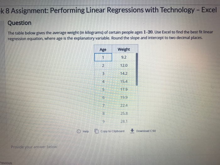 Solved k8 Assignment: Performing Linear Regressions with | Chegg.com
