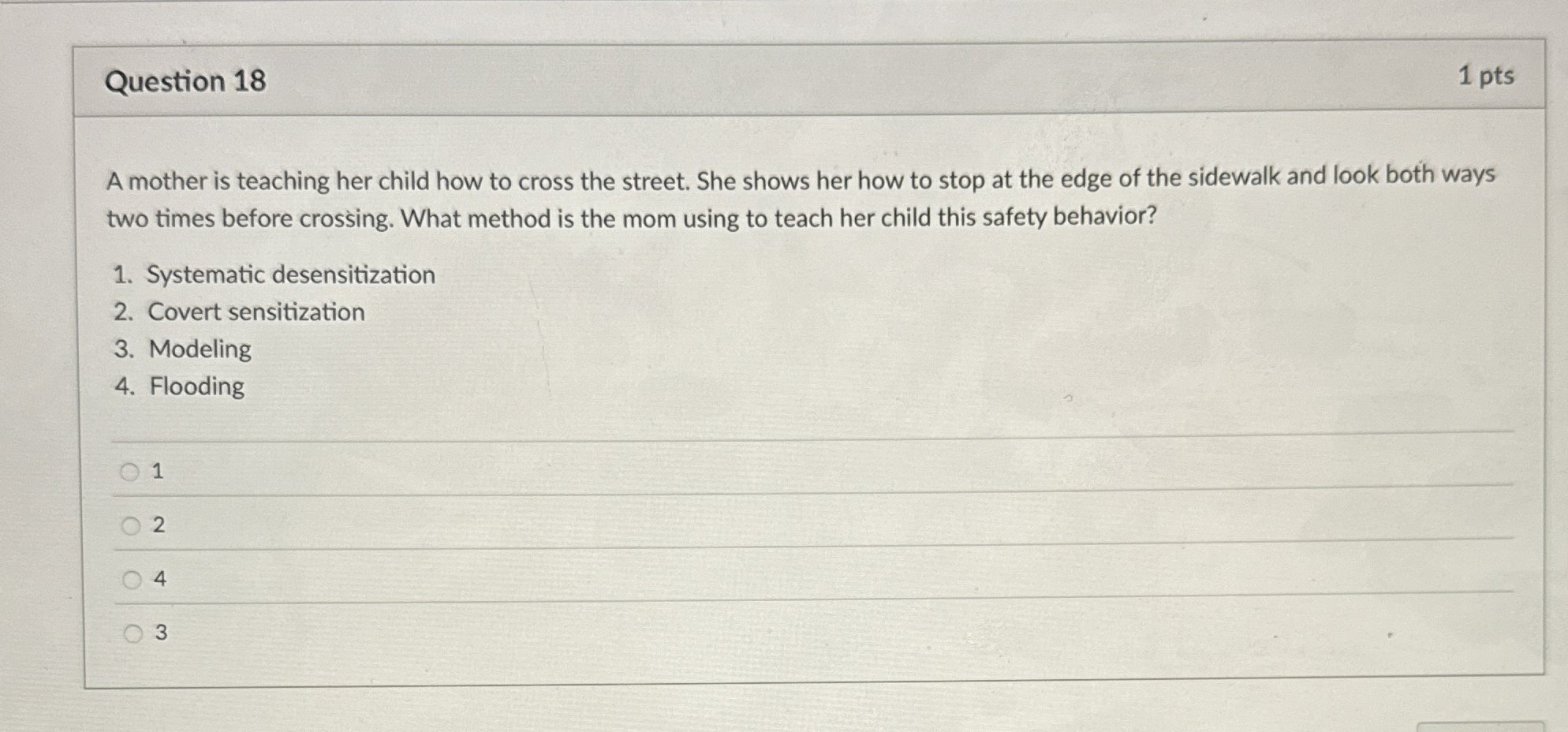 Solved Question 18A mother is teaching her child how to | Chegg.com
