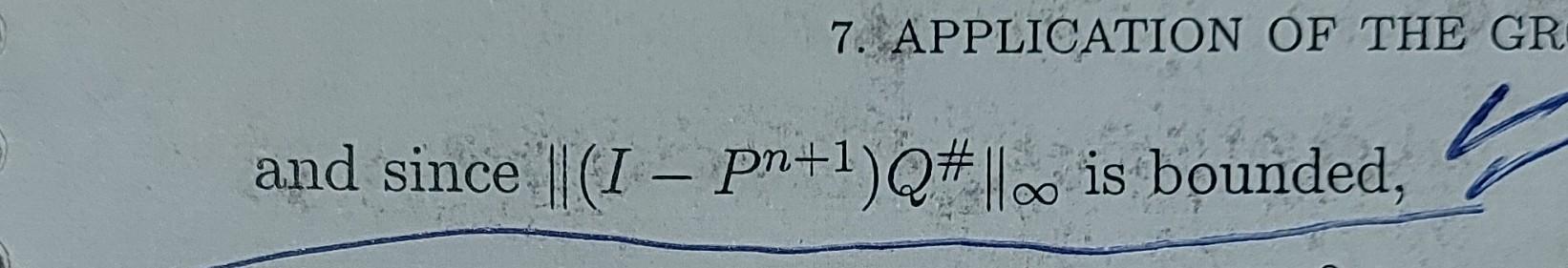 i would like to know why is this expression boounded? | Chegg.com