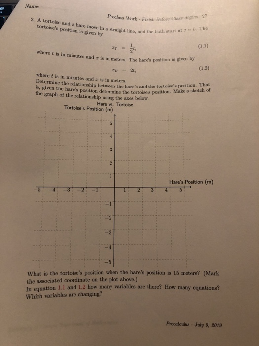 Solved Name: Preclass Work- Finish Before Class Begins 27 2. | Chegg.com