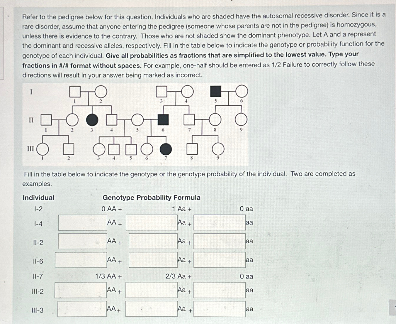 Solved Refer to the pedigree below for this question. | Chegg.com