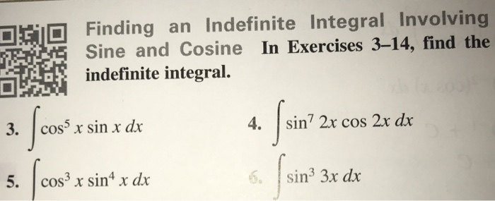 Solved 520 Finding an Indefinite Integral Involving Et Sine | Chegg.com