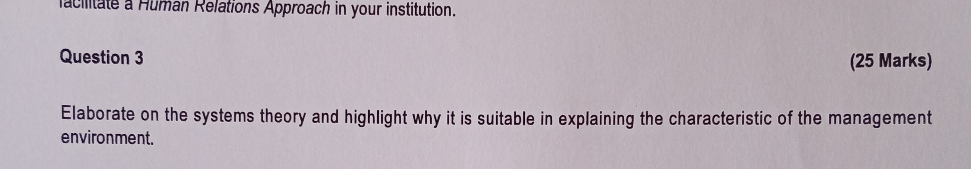 Solved (25 ﻿Marks)Elaborate on the systems theory and | Chegg.com