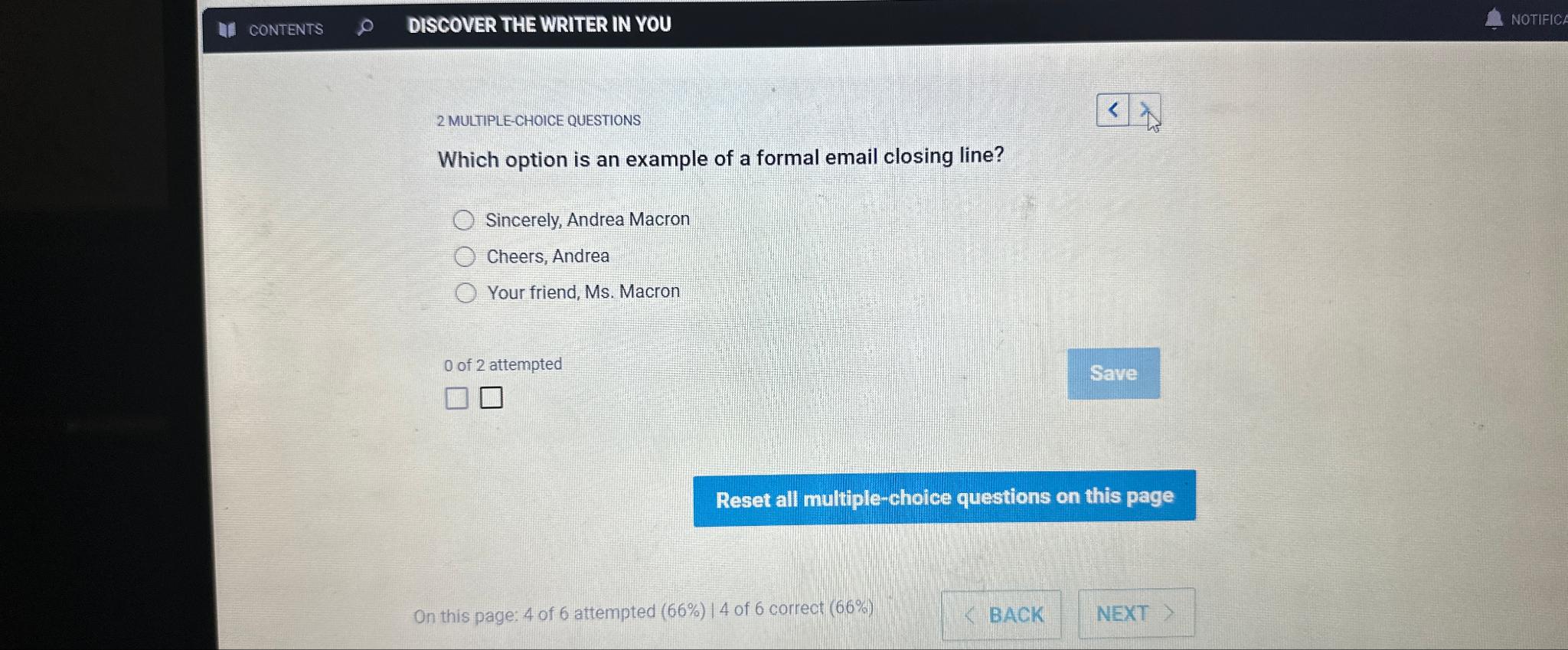 2 ﻿MULTIPLE-CHOICE QUESTIONSWhich option is an | Chegg.com
