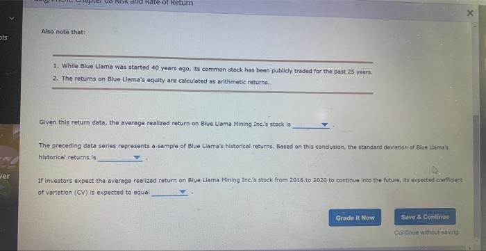 Solved 4. Measuring standalone risk using realized data | Chegg.com