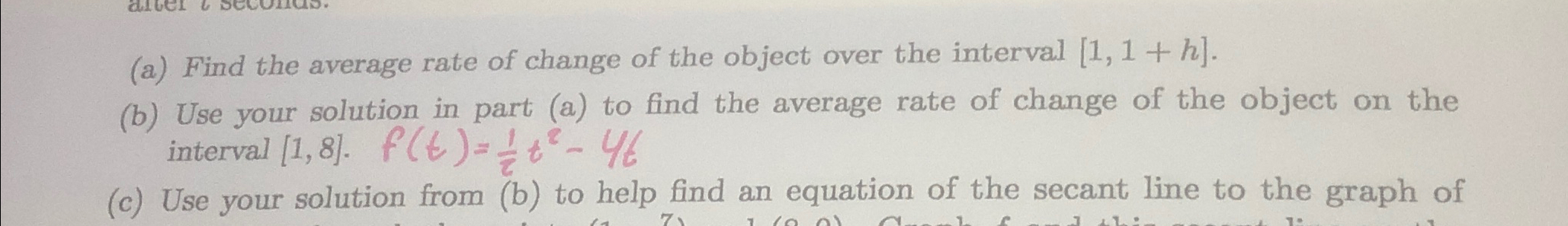 Solved (b) ﻿Use your solution in part (a) ﻿to find the | Chegg.com