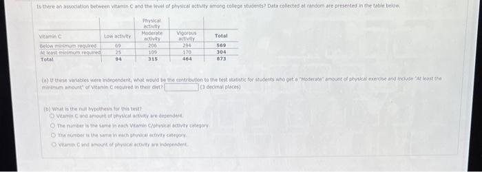 Solved minisimin amount" of vitarin. C recuired in their | Chegg.com