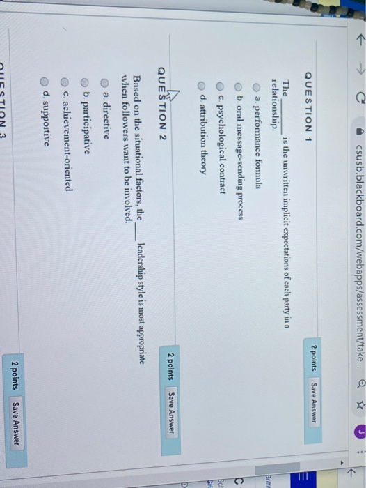 Solved • csusb.blackboard.com/webapps/assessment/take... a 3 | Chegg.com
