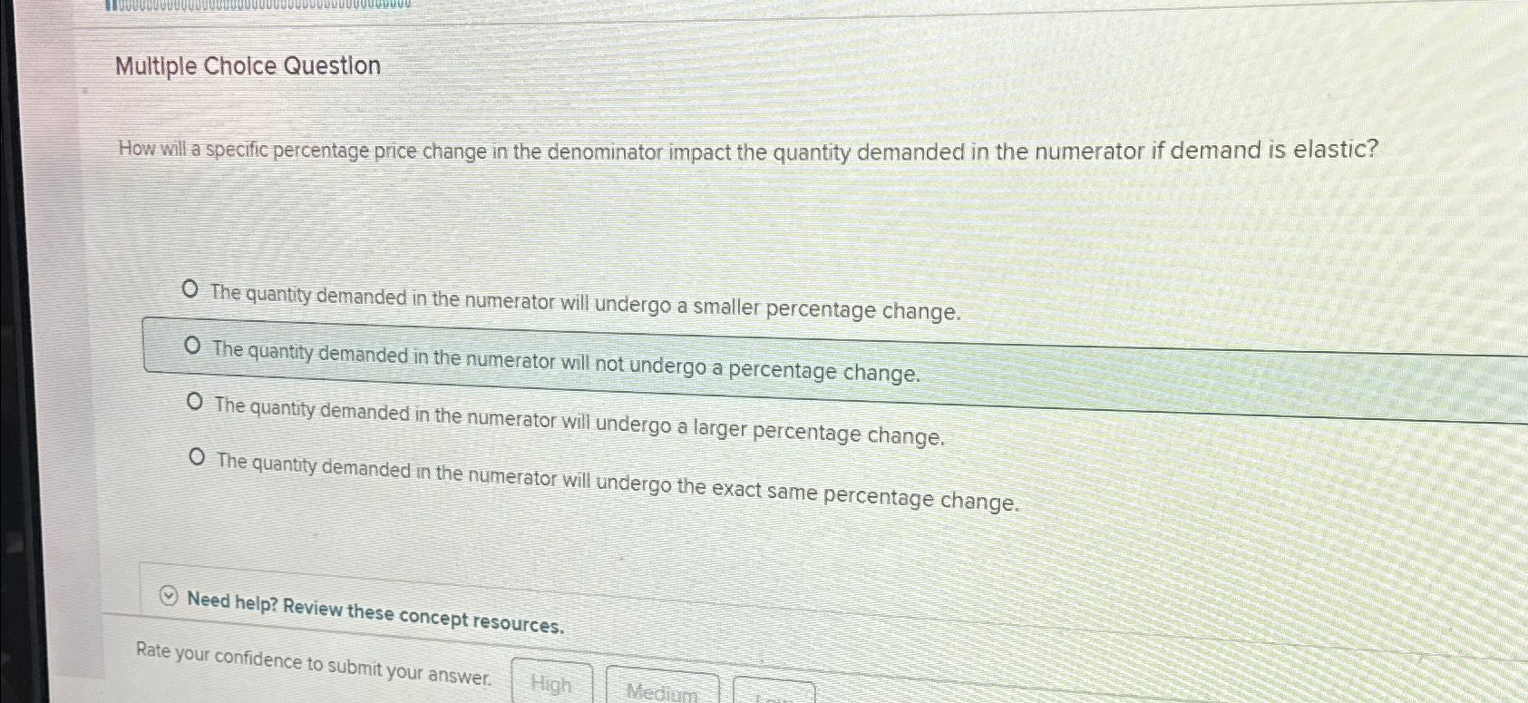 Solved Multiple Cholce QuestionHow will a specific | Chegg.com