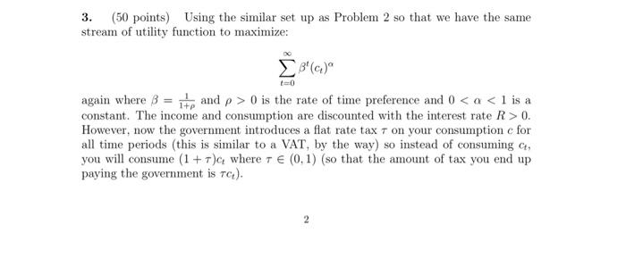 Solved 3. (50 points) Using the similar set up as Problem 2 | Chegg.com