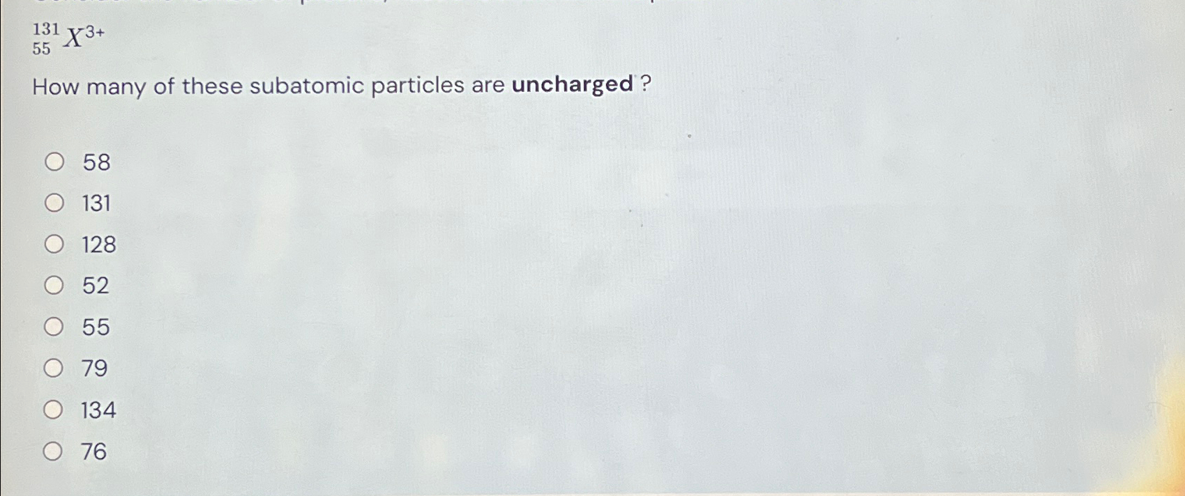 Solved ?55131x3+How many of these subatomic particles are | Chegg.com