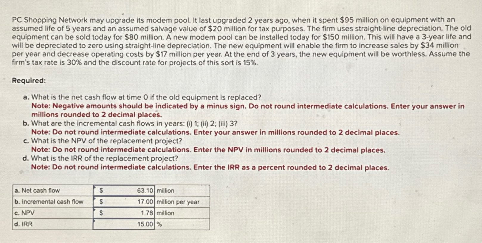 Solved PC Shopping Network may upgrade its modem pool. It | Chegg.com
