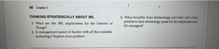 [Solved]: THINKING STRATEGICALLY ABOUT 3BL 3. What benefits