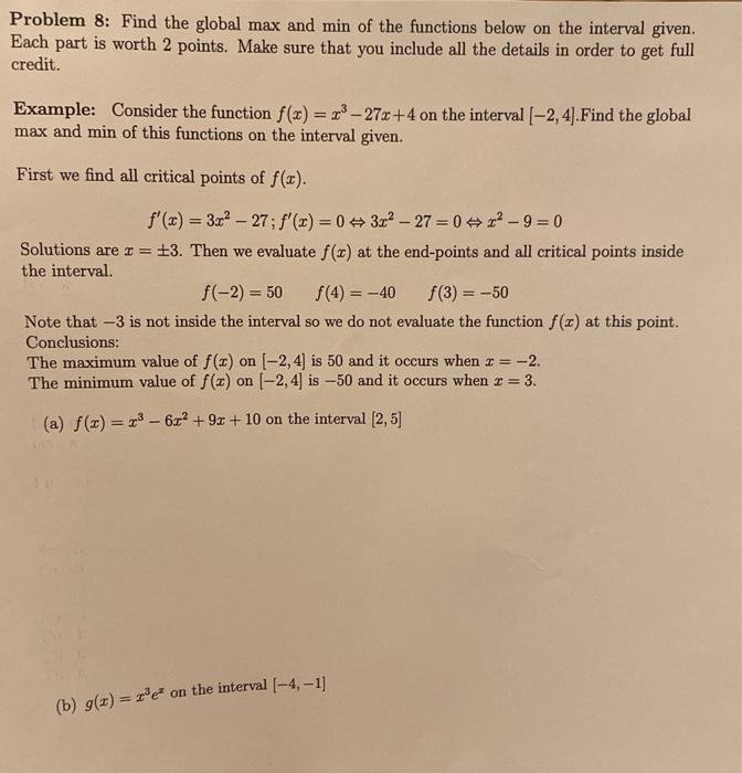 Solved Problem 6: Differentiate the following functions | Chegg.com