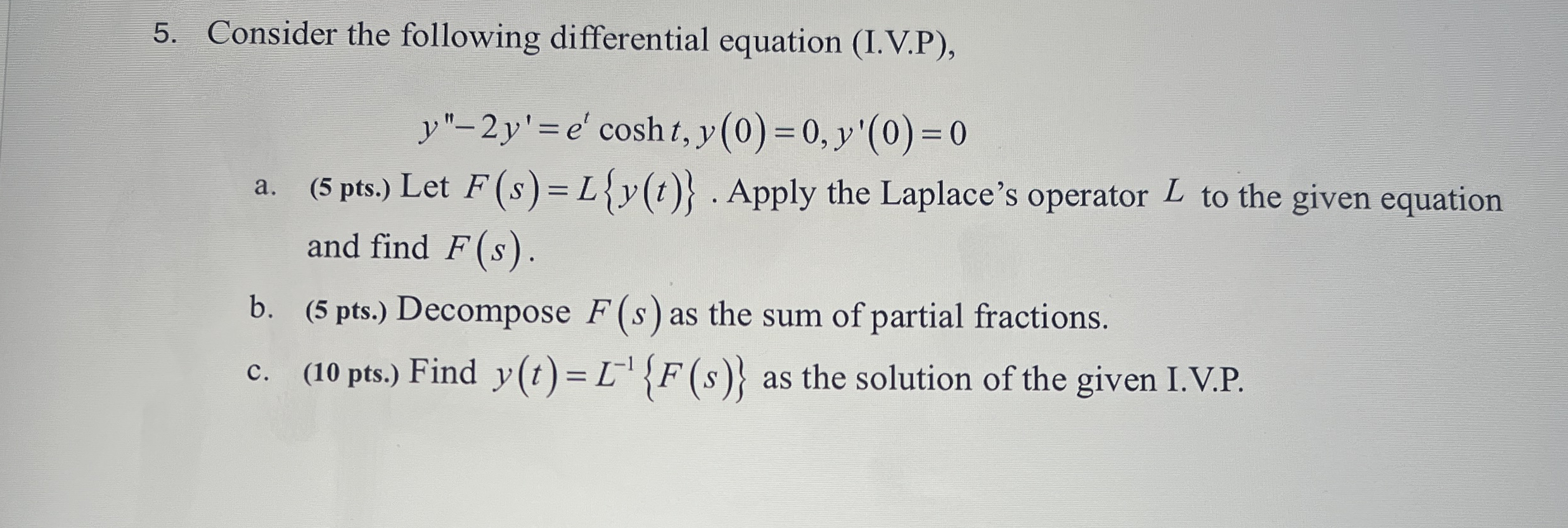 Solved Consider the following differential equation | Chegg.com