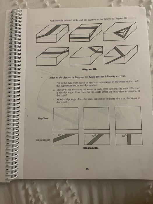 Solved Laboratory Exercises - Inclined Layers For our | Chegg.com