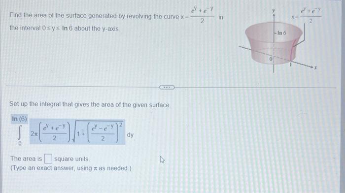 Solved Find the area of the surface generated by revolving | Chegg.com
