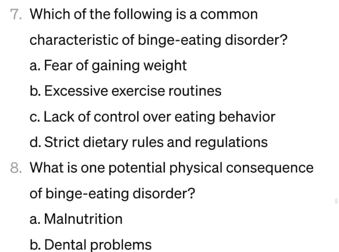 Solved Which of the following is a common characteristic of | Chegg.com