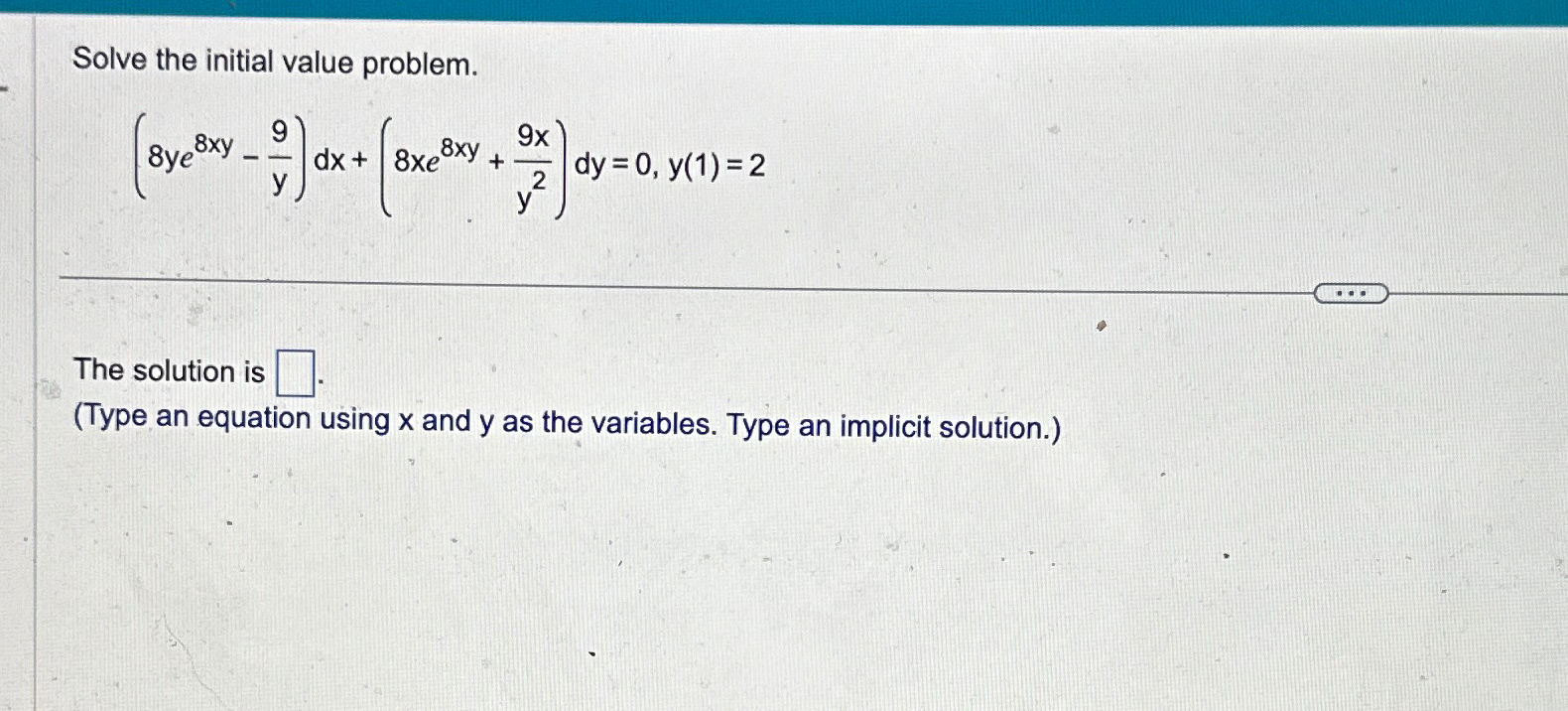 Solved Solve the initial value | Chegg.com