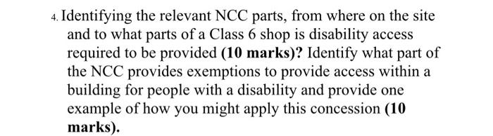 Solved 4. Identifying the relevant NCC parts, from where on | Chegg.com