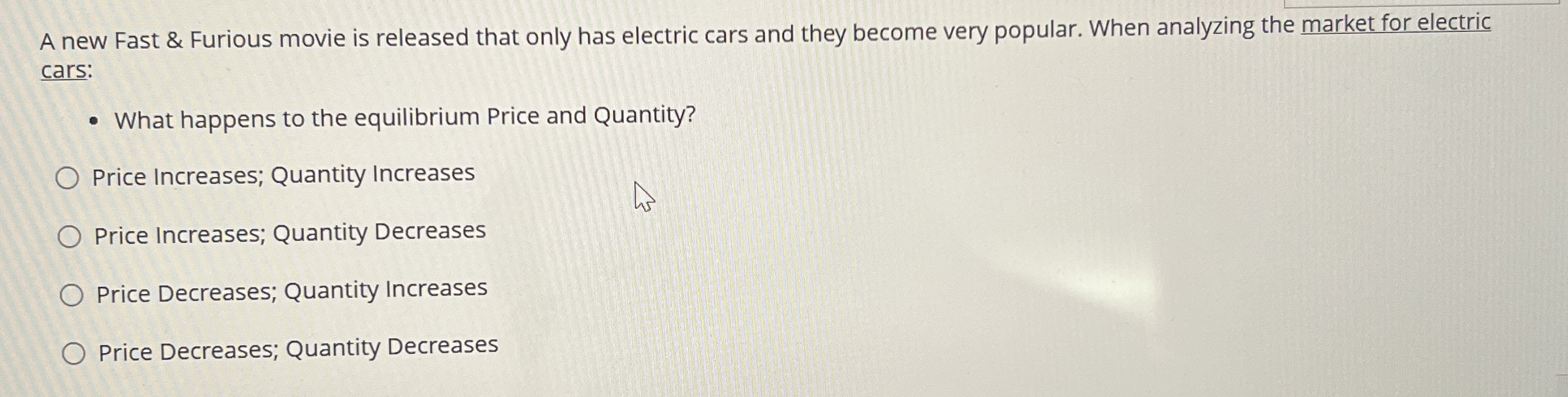 Solved A new Fast & Furious movie is released that only has | Chegg.com