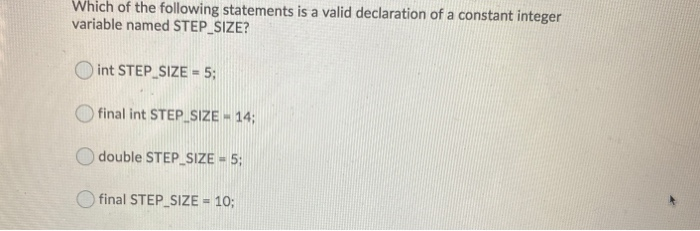 Solved Assuming that the variable numDogs has been declared, | Chegg.com