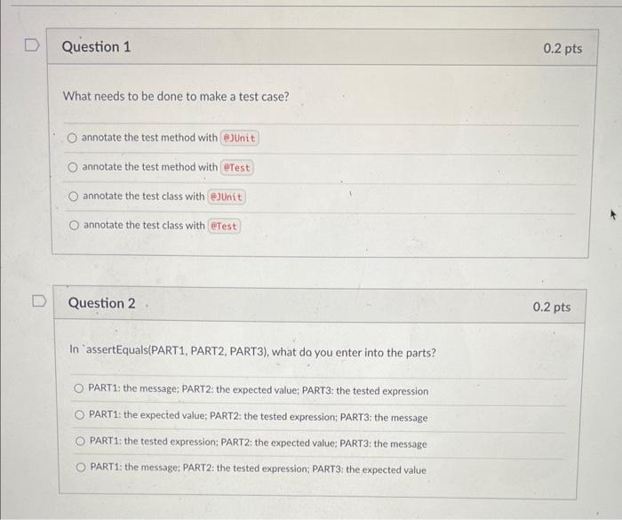 Solved What Needs To Be Done To Make A Test Case Annotate Chegg