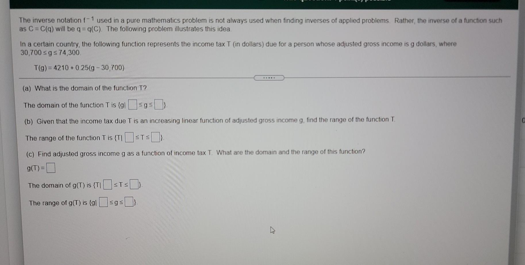 Solved The inverse notation f-1 used in a pure mathematics | Chegg.com