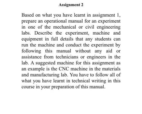 Solved Based on what you have learnt in assignment 1 , | Chegg.com