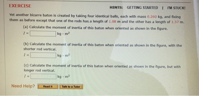 Solved EXERCISE HINTS: GETTING STARTED I I'M STUCK! Yet | Chegg.com