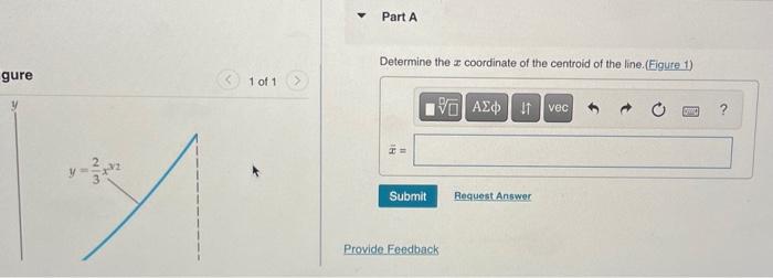 Solved Determine the x coordinate of the centroid of the | Chegg.com