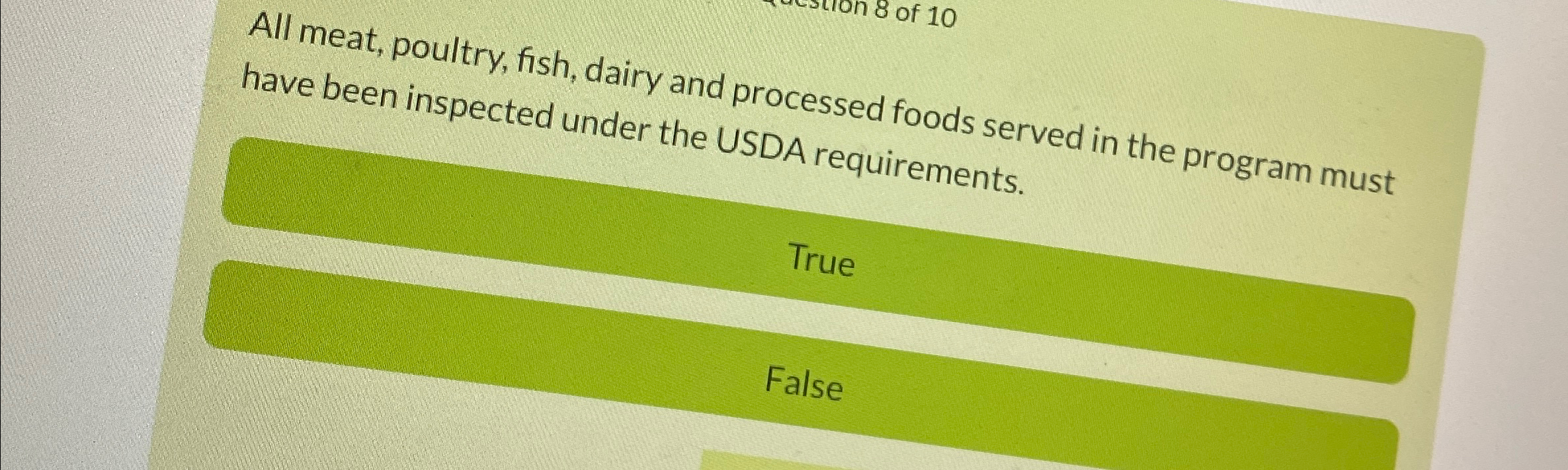 Solved All meat, poultry, fish, dairy and processed foods | Chegg.com