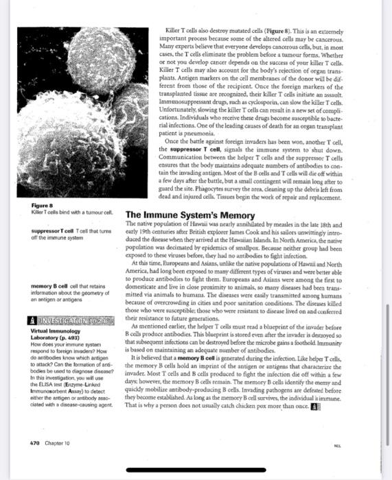 Solved To appreciate the importance of the immune system, | Chegg.com