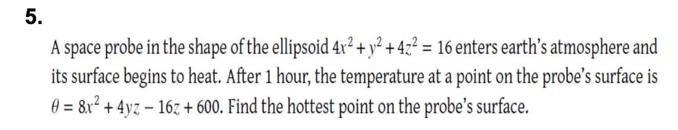 Solved A space probe in the shape of the ellipsoid | Chegg.com