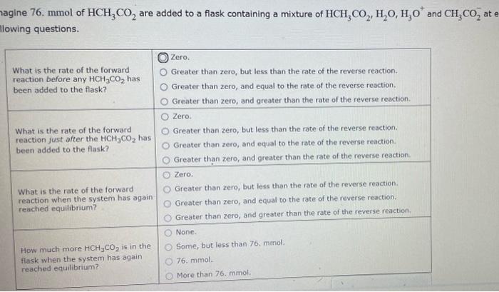 Solved Acetic acid and water react to form hydronium cation | Chegg.com