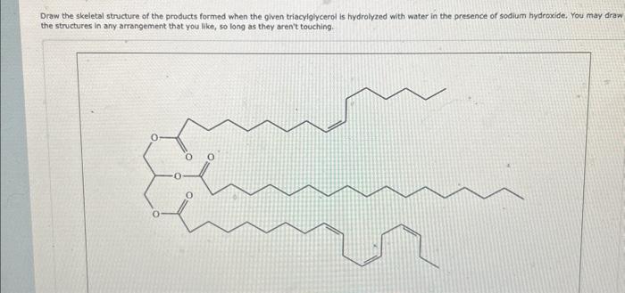 Solved Draw the skeletal structure of the products formed | Chegg.com