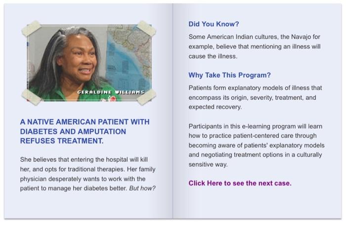 GERALDINE WILLIAMS A NATIVE AMERICAN PATIENT WITH | Chegg.com
