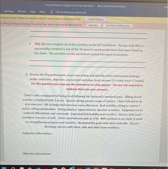 For this assignment, you will be asked to re-write | Chegg.com