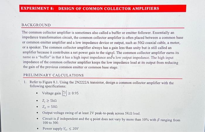 Solved I need PSpice simulations for this lab. please | Chegg.com