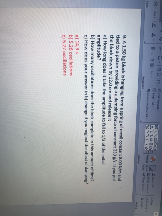 Solved AY - A LA Eli Text Direction Align Text a Convert to | Chegg.com