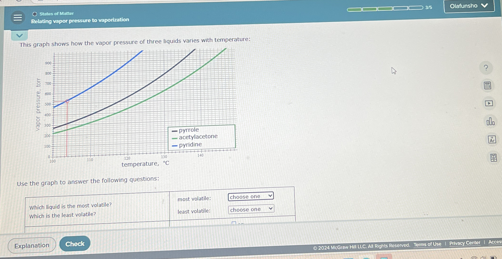 Solved States of MatterRelating vapor pressure to | Chegg.com