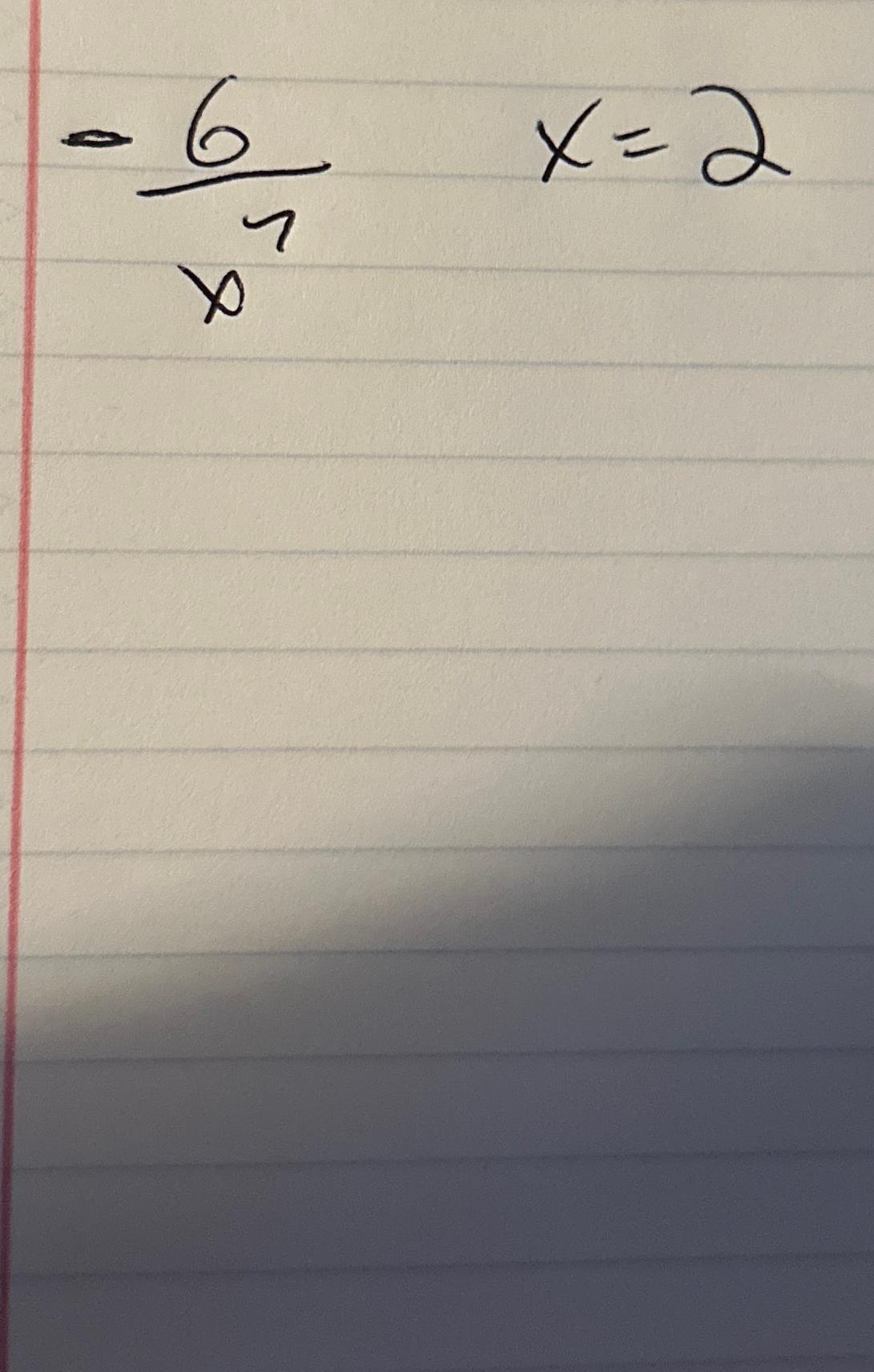 Solved -6x7,x=2 | Chegg.com