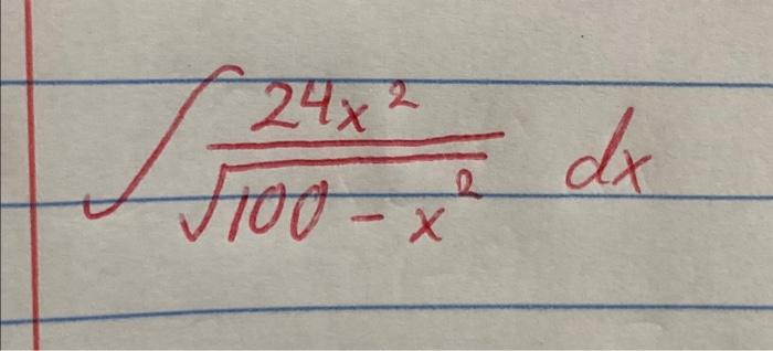 Solved How do I solve the problem in red like the problem in | Chegg.com