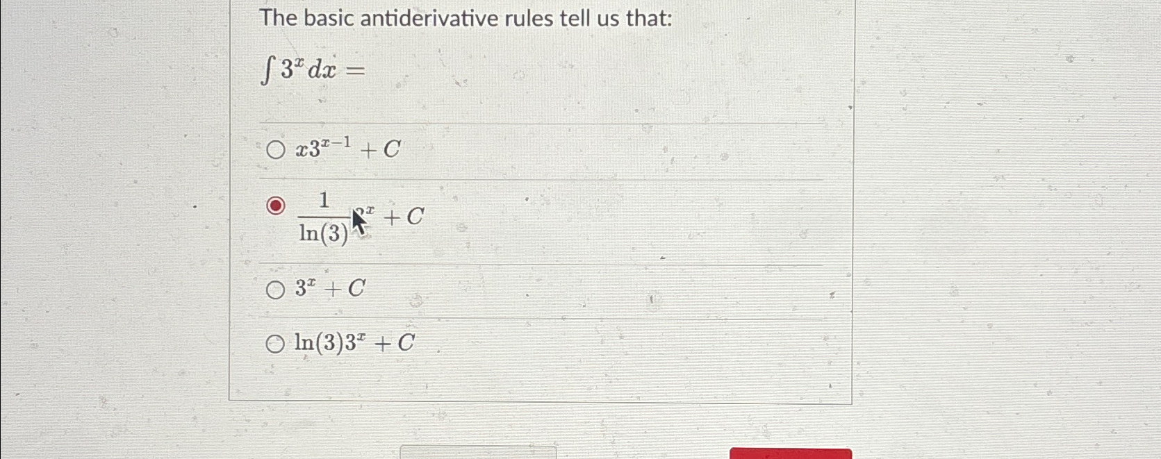 Solved The basic antiderivative rules tell us | Chegg.com