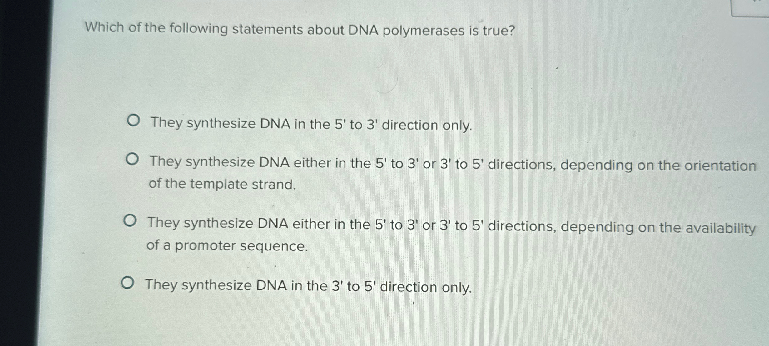 Solved Which of the following statements about DNA | Chegg.com
