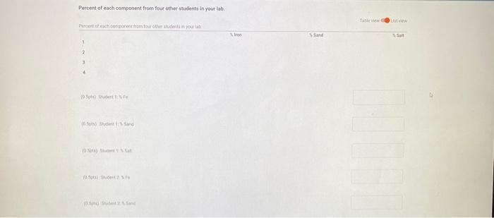 Data And Report Submission - Separating A Mixture of | Chegg.com
