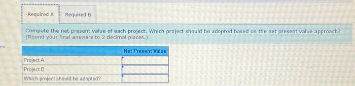 Solved Problem 16-19A (Algo) Using net present value and | Chegg.com