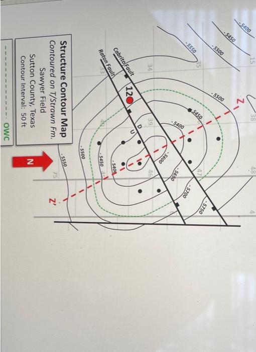 Solved This map is to try and calculate measured depth and | Chegg.com