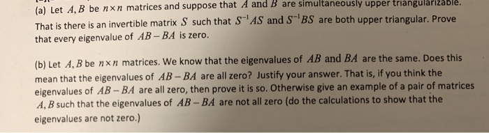 Solved LUTPUMI (a) State the result known as SCHUR'S UPPER | Chegg.com